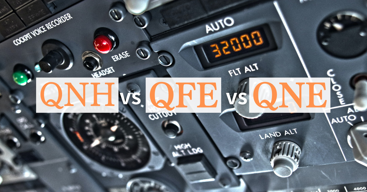 【QNH・QFE・QNE】アルティメーター・セッティング（高度計規正） | Feel Free to Fly